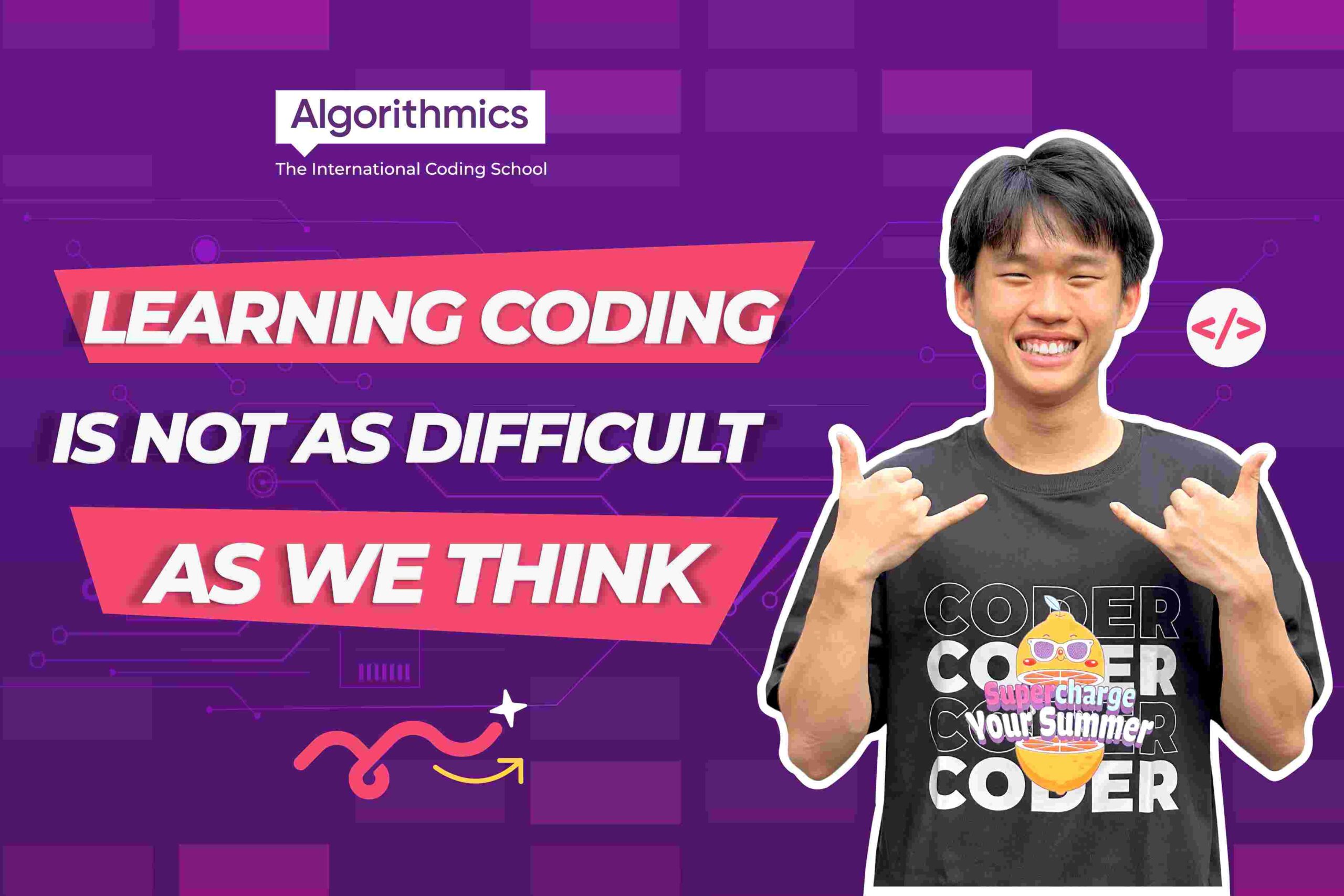 Learning coding is not as difficult as we think